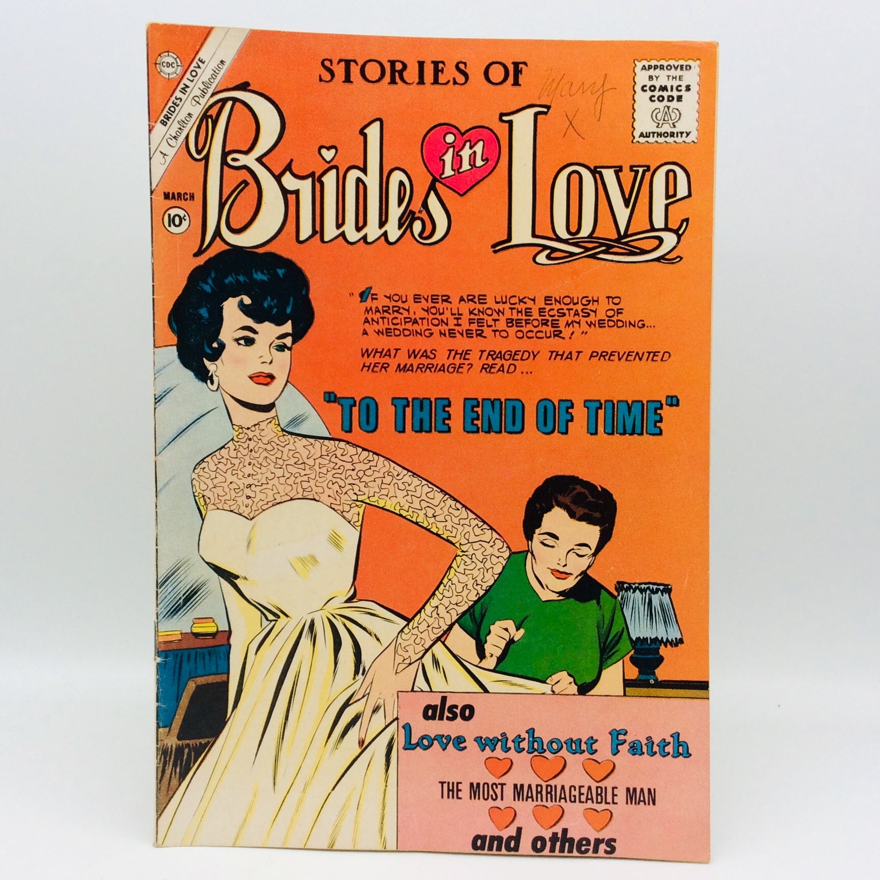 Vintage Romance Comic Art